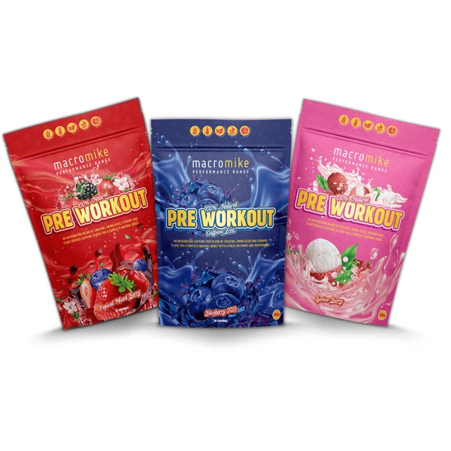 MACRO MIKE PLANT Pre-Workout V2 (300g) - Creatine, BCAA's, Amino-Acids, Vitamins $62.95 ...