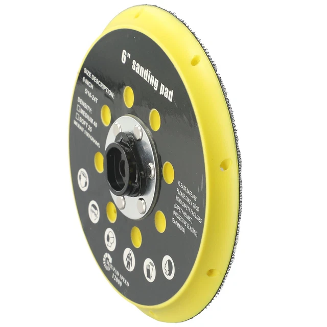 6 INCH 17 Holes Sander Backing Pad Compatible with ET2 Quick and Easy ...