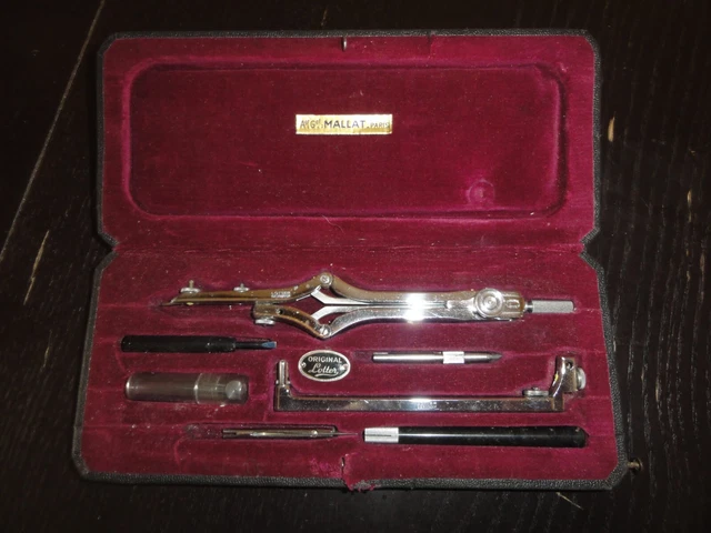 BOITE DE COMPAS parallèle, Lotter original, 1952 EUR 39,99 - PicClick FR