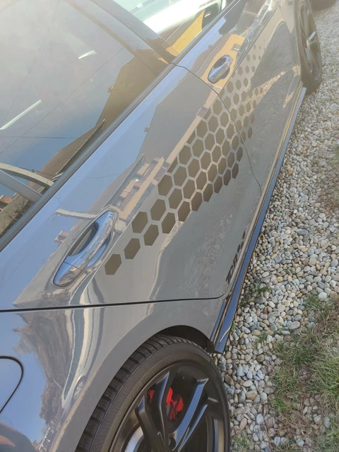 VW GOLF TCR Honeycomb Side decals graphics Kit Mk7 MK7.5 Mk8 GTI GTD ...