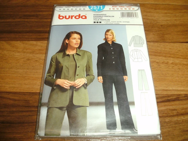 BURDA SCHNITTMUSTER 2571 HOSENANZUG 34-46 EUR 11,99 - PicClick DE