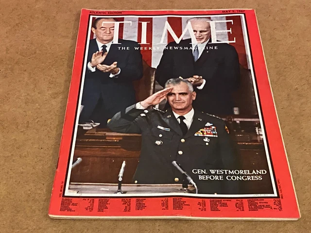 TIME MAGAZINE 5/5/1967 General William C Westmoreland, Nancy Sinatra, £ ...