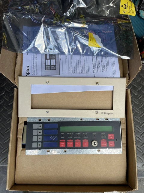 SIMPLEX 4603-9101 LCD Annunciator Good Working Condition With Frame ...
