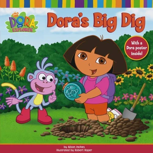DORA'S BIG DIG (Dora the Explorer) by Nickelodeon Paperback Book The ...