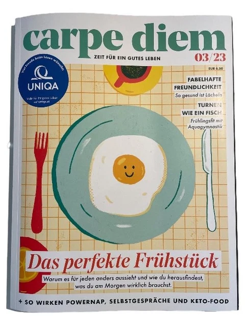 CARPE DIEM MAGAZINE 03/23 Petit Déjeuner Santé Psychologie EUR 5,95 ...
