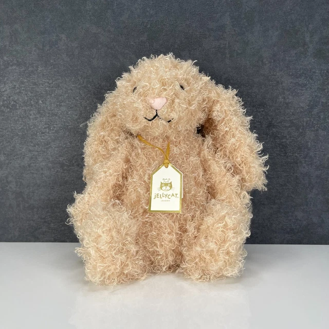 JELLYCAT ORIGINAL MEDIUM Bashful Luxe Bunny Curly Plush Soft Toy ...