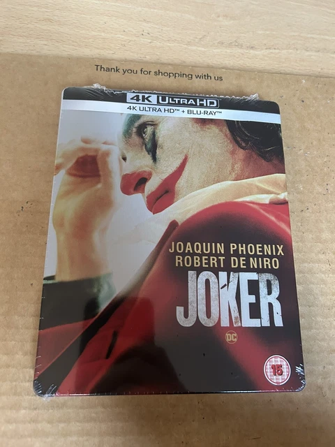 JOKER (2019) UK 4K UHD Blu-ray SteelBook NEW & SEALED DCU Joaquin Phoenix £64.99 - PicClick UK