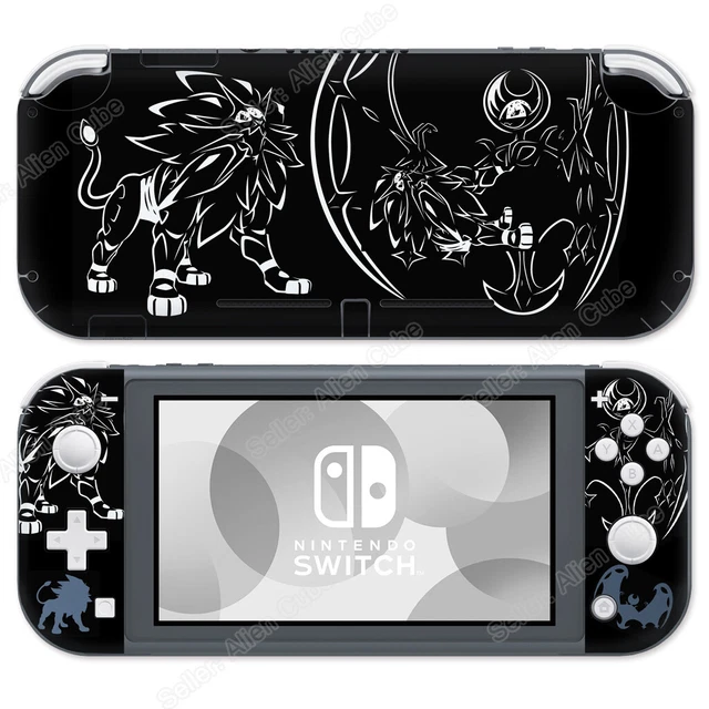 SWITCH LITE SKIN Pokemon Sun Moon Solgaleo Lunala Protective Sticker ...