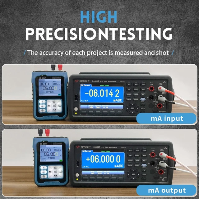TRANSMITTER SIGNAL GENERATOR FNIRSI SG-003A Current Volt Simulator $135 ...