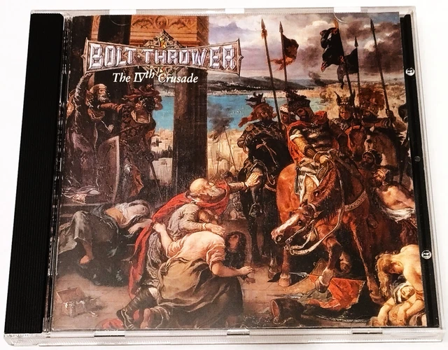 BOLT THROWER CD The IVth Crusade RARE FIRST EDITION 1992! Top Condition ...