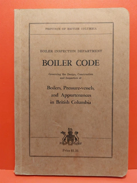 BOILER CODE - Inspection Department - Pressure-Vessels Appurtenances ...