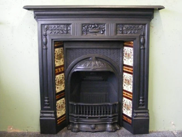 BIO ETHANOL FIRE Indoor Inset Fire Victorian Traditional Style ...