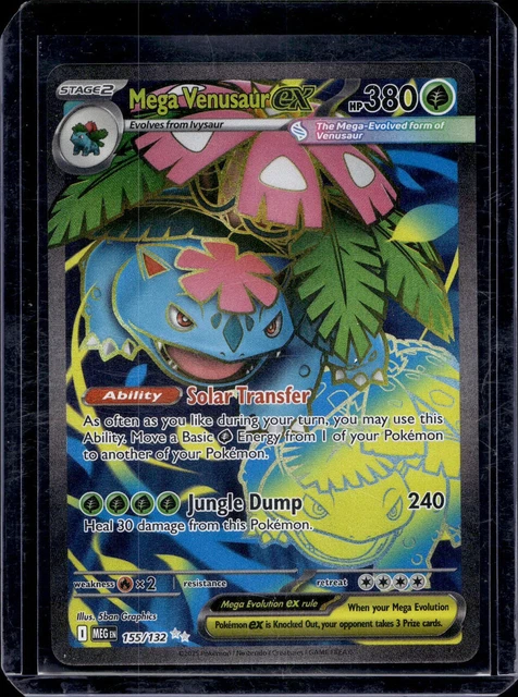 POKEMON ME01: MEGA Evolution Mega Venusaur ex 155/132 £12.77 - PicClick UK
