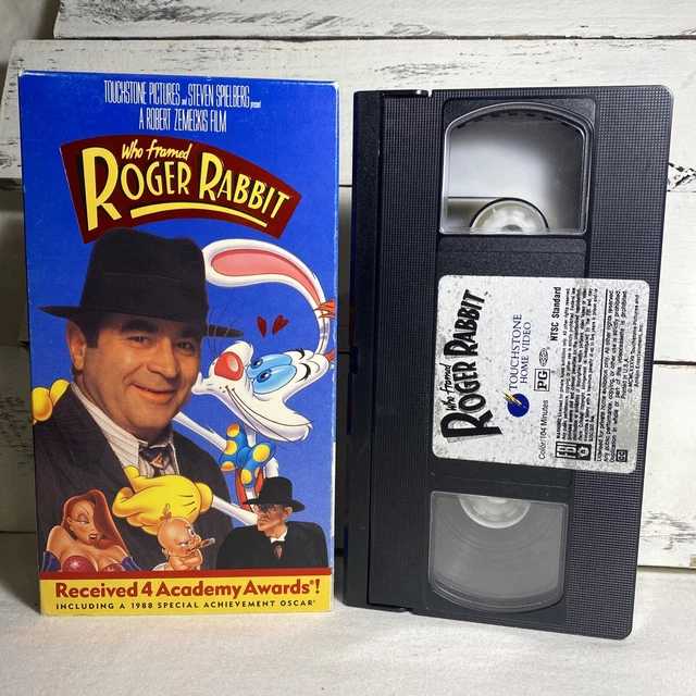 WHO FRAMED ROGER Rabbit (VHS, 1997) Video Tapes Movies 90s Film ...