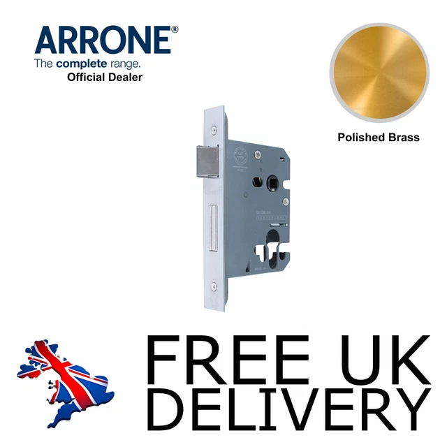 ARRONE - EURO Profile Sash Lock Case - AR8004 76mm - 55mm backset ...