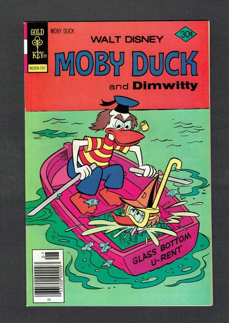 WALT DISNEY MOBY Duck and Dimwitty #27 Gold Key Bronze Age 1977 NM ...