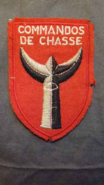 ANCIEN INSIGNE TISSU Brode Commandos De Chasse Old French Algeria War Badge EUR 59,00 - PicClick FR