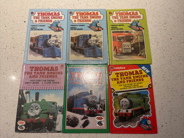 THOMAS THE TANK Engine and Friends X 6 Ladybird Books Vintage ...