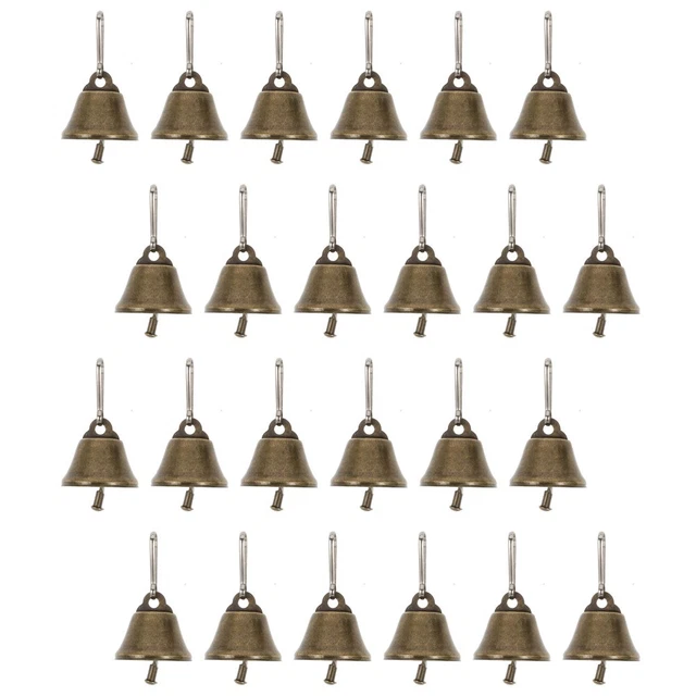 SET OF 3 Small Bell Decorative String Alloy Bells Charms Accessories £ ...