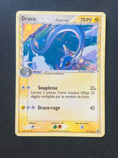 CARTE POKEMON DRACO 41/113 Ex Espèces Delta Bloc Ex EUR 4,99 - PicClick FR