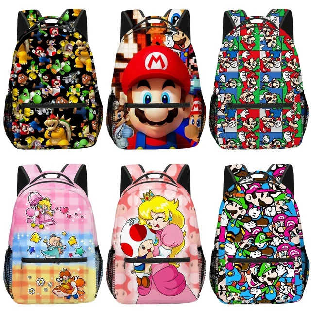 SUPER MARIO MOVIE 3D Backpack Kids Student School Bag Book Bag Travel ...