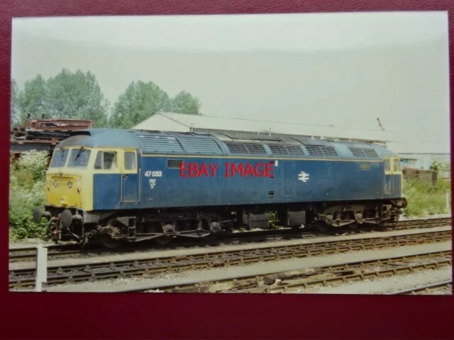 PHOTO BR Class 47 Loco No 47033 At Westbury C1980'S £1.25 - PicClick UK