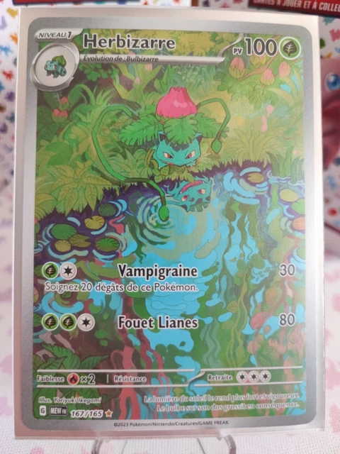 CARTE POKÉMON 151 Herbizarre Illustration Rare 167/165 EUR 38,00 ...