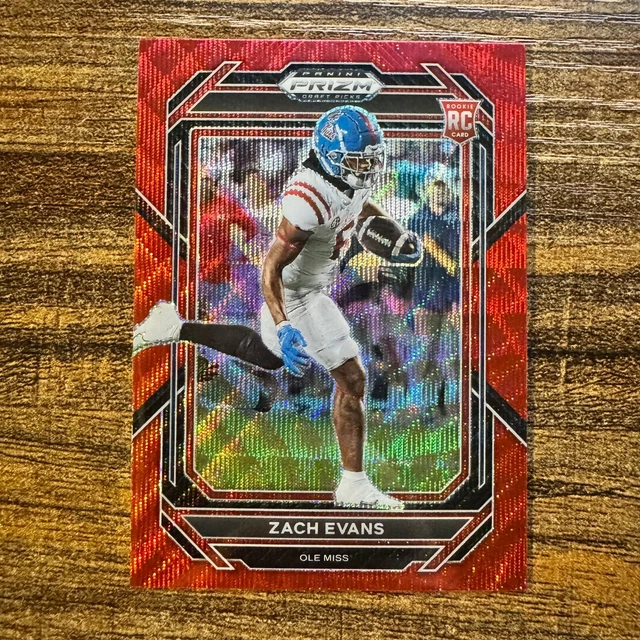 2023 PANINI PRIZM Draft Zach Evans #125 Red Wave Ole Miss Los Angeles Rams RC EUR 2,76 - PicClick DE