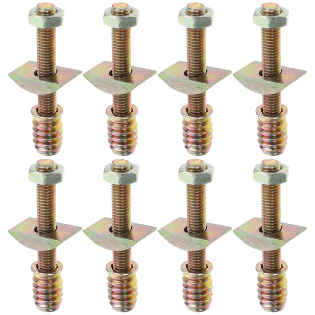 SET OF 3 Screw Rod Connection Parts Furniture Hardware Screws and Bolts ...