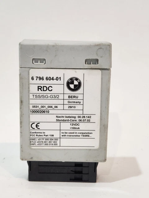 BMW OEM TIRE Pressure Control Tpms Rdc Module 6796604-01 $80.00 - PicClick