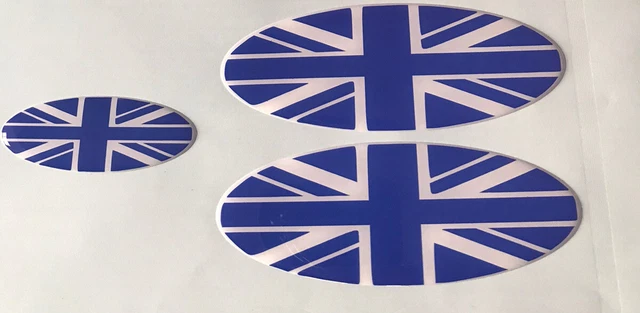 FORD FOCUS ST MK2/3 Gel Badge Overlay Blue /white Union Jack £20.00 ...