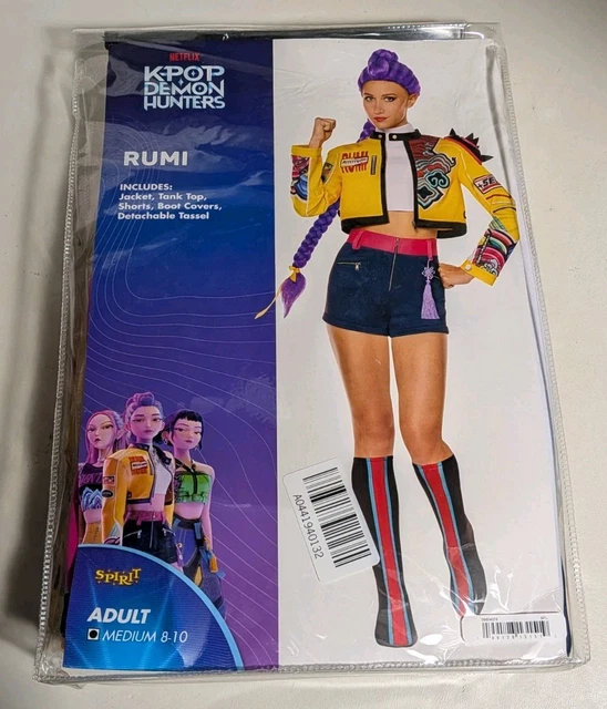 RUMI COSTUME KPOP Demon Hunters Spirit Halloween Movie Cosplay - Adult ...