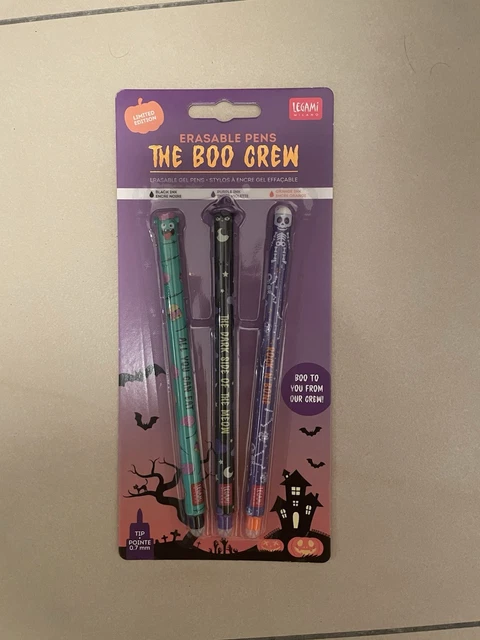LEGAMI THE BOO Crew Halloween 2025 Set Erasable Gel Pen Erasable ...