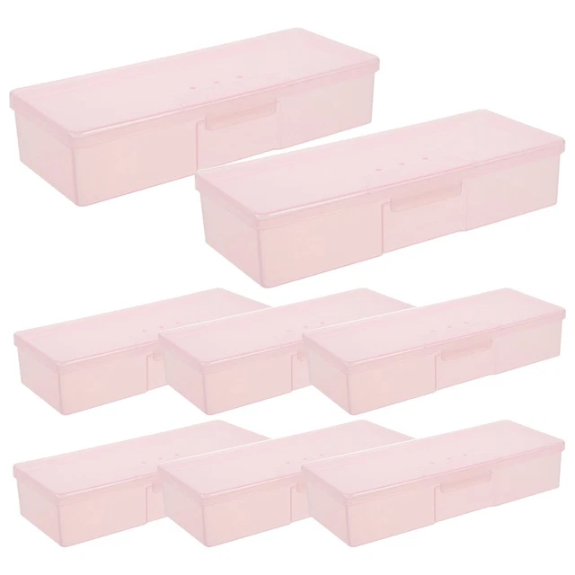 8 PCS NAIL Storage Plastic Box Implement Organizer Case Container £30. ...
