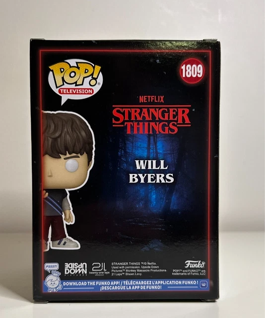 FUNKO POP WILL Byers #1809 - Stranger Things - New- UK IN STOCK ...