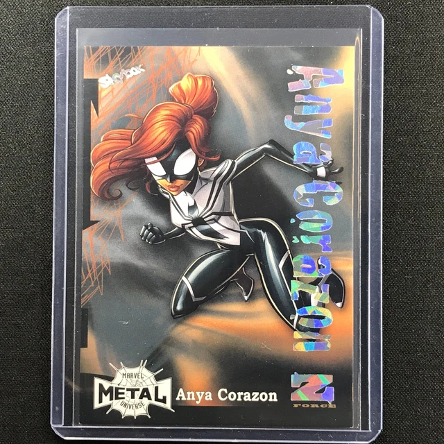 2021-2022 MARVEL SPIDER-MAN Metal ANYA CORAZON Z-Force Amazing Rave 20/ ...