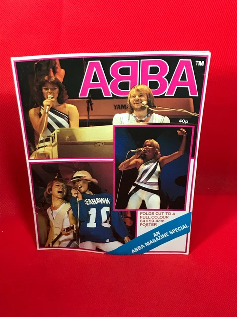 ABBA ABBA FOLD-OUT Magazine 1979 UK Special fold-out poster vintage ...