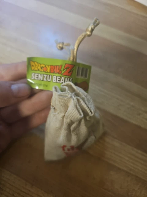 DRAGON BALL Z DBZ Anime Green Senzu Beans Candy In Drawstring Bag NEW ...