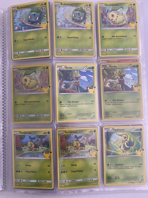 COLLECTION COMPLÈTE FULL set Pokémon 25 ans Holo/non holo McDo /2021(50 ...