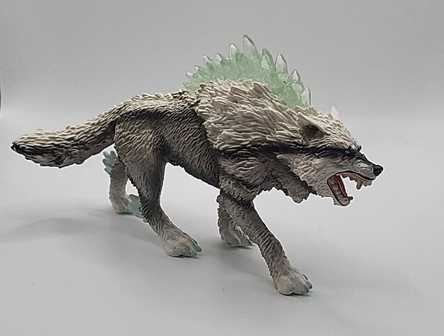 SCHLEICH ELDRADOR CREATURES ICE WORLD SNOW WOLF FIGURE - Fantasy ...