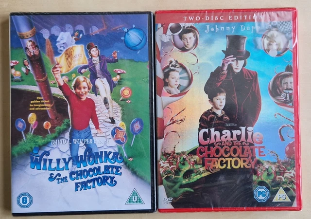 WILLY WONKA AND The Chocolate Factory/ Charlie And The Chocolate Factory Dvd £5.99 - PicClick UK