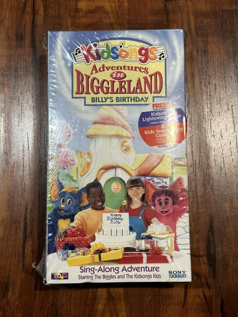 KIDSONGS 1998 ADVENTURES In Biggleland Billys Birthday VHS ...