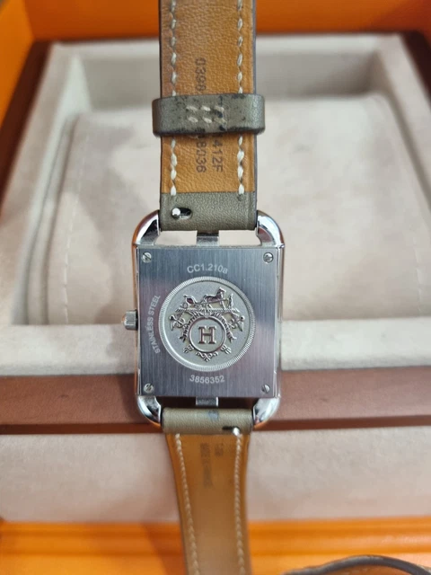 MONTRE DOUBLE TOUR femme hermès cape cod CC1.210a en parfait état EUR 2 ...