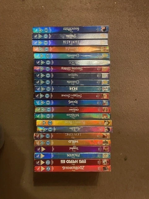 WALT DISNEY CLASSICS DVD Collection JOB LOT BUNDLE + Rare Sleeve Cases ...
