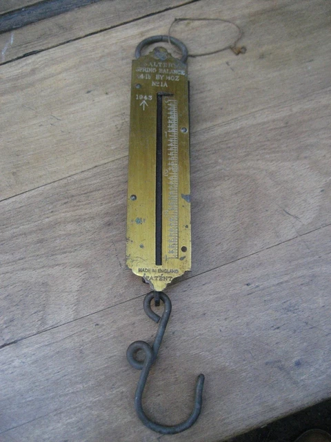 WW2 BRITISH ARMY Salter spring balance £10.00 - PicClick UK