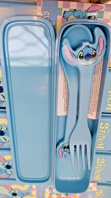 DISNEY LILO & Stitch Fork & Spoon Cutlery Set In Travel Case Age 3+ £8. ...