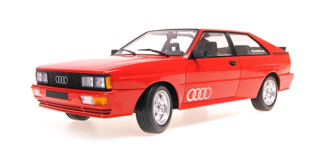 AUDI QUATTRO 1980 Red - Limited Edition Diecast Model by Minichamps - 1 ...