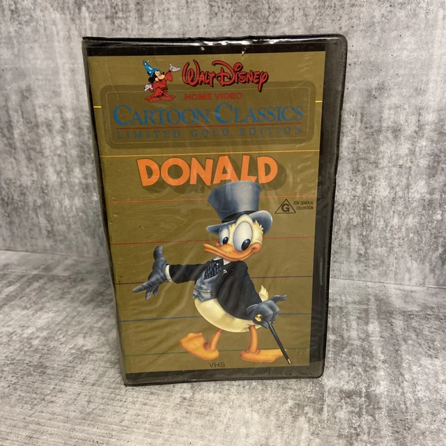 WALT DISNEY CARTOON Classics Donald VHS Movie Video Cassette Tape $4.95 ...
