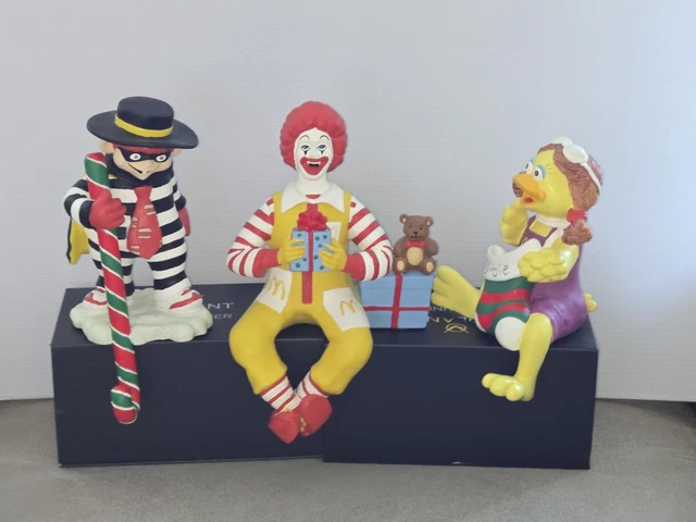 💥 RONALD MCDONALD'S 💥 Hamburglar 💥 Birdie 💥 Christmas Stocking Holders ...