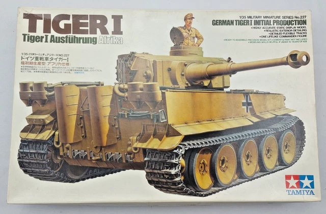 TAMIYA 35227 TIGER I Ausführung Afrika Initial Production 1:35 WWII EUR ...